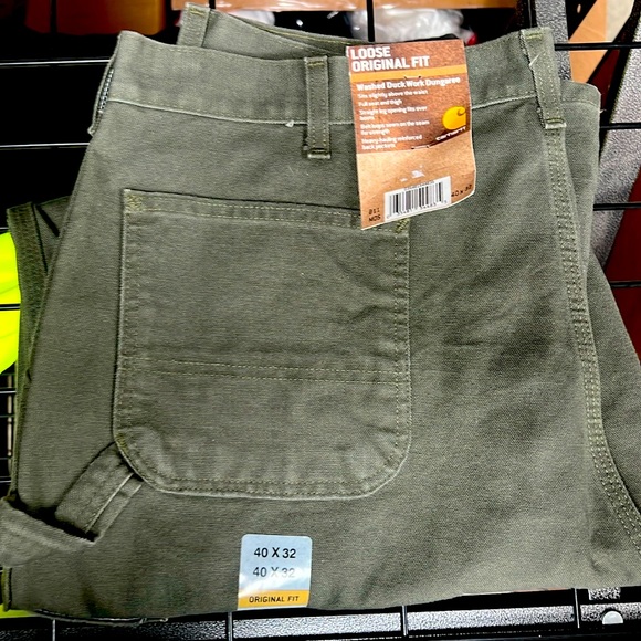Carhartt | Pants | Moss Loose Fit Washed Duck Utility Work Pant | Poshmark